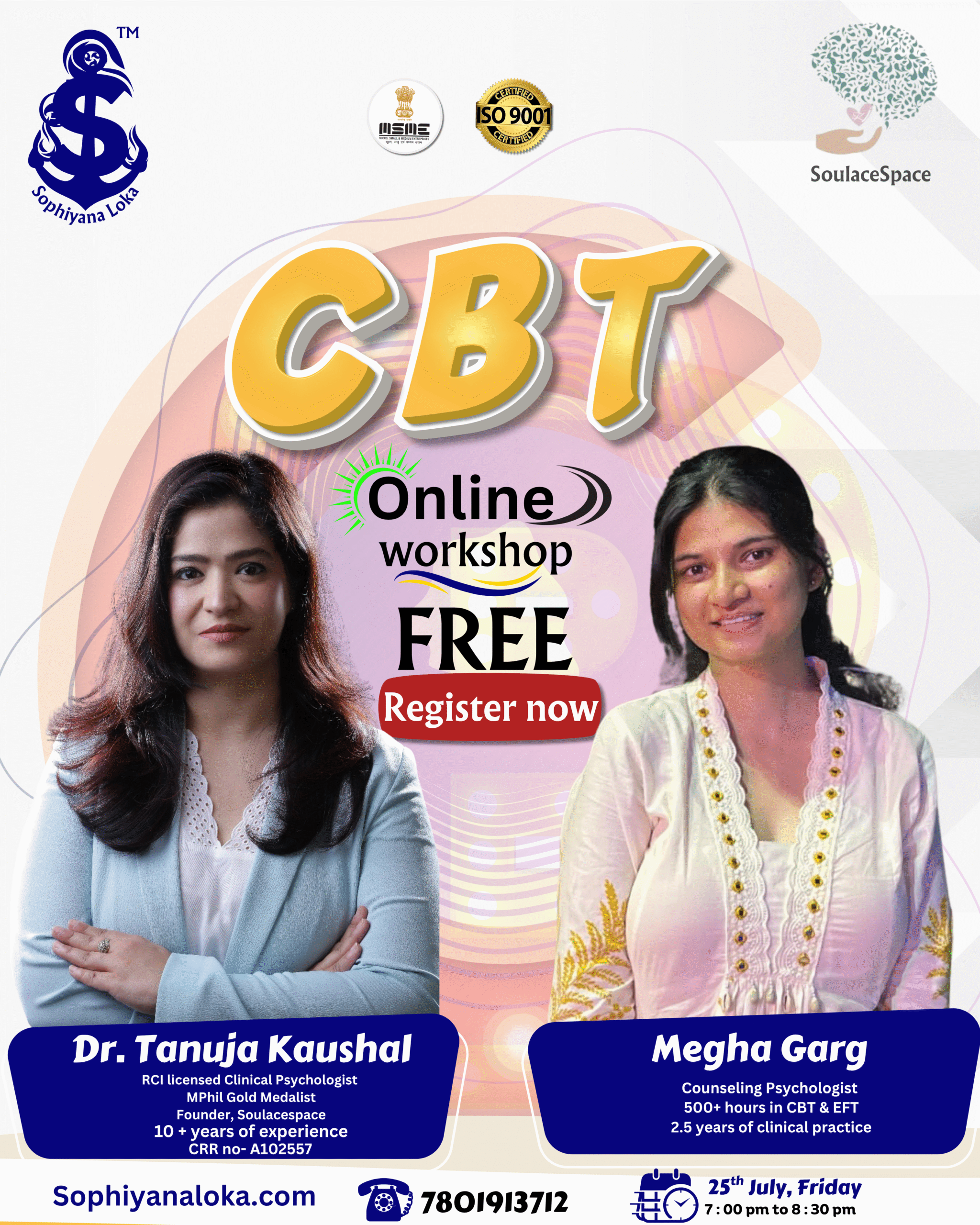 CBT Free Workshop – Sophiyana Loka
